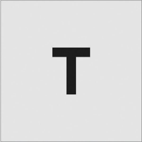 ・吹付用のステンシルプレートです。・ポリプロピレンの薄い板のため曲面にそわせて使用することができます。・材質がポリプロピレンのため、使用後の処理も簡単です。・駐車場などの吹付用プレートに。・表示内容：T・文字サイズ(mm)縦：50・文字サイ...