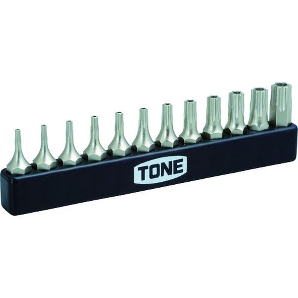 ・差込角6.35mmのT型トルクス［［R下］］ビットセット(いじり防止タイプ)になります。・全長(mm)：25・セット内容(点)：12・セット内容：BT-T6H、BT-T7H、BT-T8H、BT-T9H、BT-T10H、BT-T15H、BT...