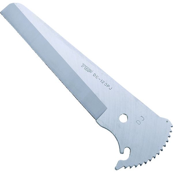 ・DC-120PJ用替刃です。・ダクトカッターの替刃に。・刃長(mm)：165・刃開き(mm)：122・刃幅(mm)：0.5・適合機種：DC-120PJ・因幡電工製　“スリムダクト”PD (PD-90・PD-120)因幡電工製　“リフォーム...