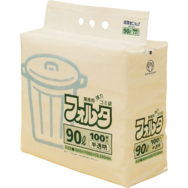 ・焼却しても塩化水素などの有害ガスを発生しないポリエチレン製です。・使用済パッケージは簡単にたたんで捨てられます。・縦(mm)：1000・横(mm)：900・厚さ(mm)：0.040・容量(L)：90・色：白半透明・低密度ポリエチレン(LL...