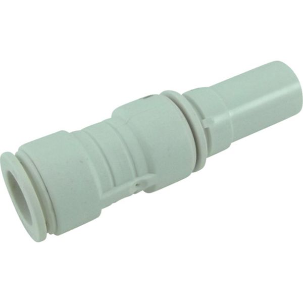 ・適合チューブ外径D1(mm)：10・適合チューブ外径D2(mm)：12・使用圧力：1MPa(空気)、0.3MPa(水)・使用流体：空気、水・適合継手サイズD2(mm)：12・適合チューブ内径D(mm)：10・ジョイント径E(mm)：12・...