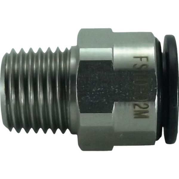 ・適合チューブ外径D(mm)：10・接続口径：R1/4・六角対辺(mm)：17・使用圧力：1MPa(空気)、0.3MPa(水)・使用流体：空気、水・流体温度(℃)：-5〜60℃(空気)、5〜40℃(水)・流体温度(℃)：-5〜60℃(空気)...