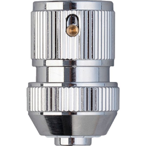 ・ホースやノズルの取り外しがワンタッチになるアイテムです。・高品質なメッキ仕上げのホースコネクターです。・蛇口・ノズル・ホースの接続に。・適合ホース内径(mm)：12〜15・適合ホース外径(mm)：21まで・高さ(mm)：50・適合ニップル...