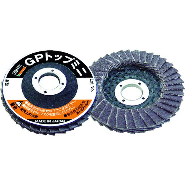 ・50mmエア工具専用のフラップディスクです。・オフセット型砥石に比べ5〜6倍の長寿命を有し、研磨焼けがありません。・粒度バリエーションが豊富で荒仕上げから、仕上げ研磨までこなす万能タイプです。・溶接ビード、スパッタ除去。・バリ取り。・自動...