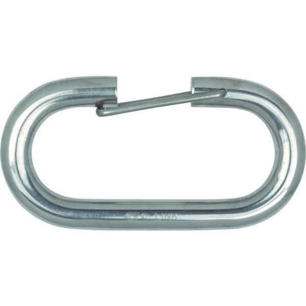 ・開口部が広くて使いやすいです。・連結用フックに。・幅(mm)：76・長さ(mm)：150・使用荷重(kN)：1.18・D(mm)：16・L(mm)：76・W(mm)：150・C(mm)：34.0・本体:ステンレス(SUS304 バレル研磨...