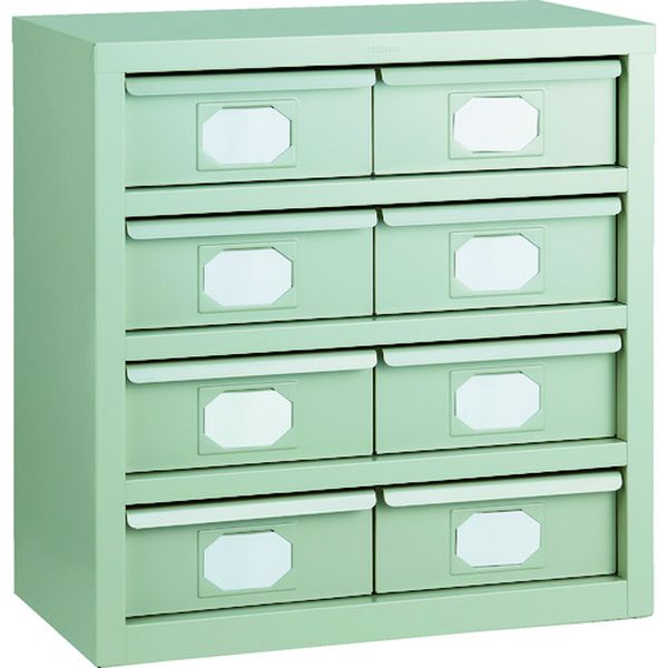 ・引き出しはスチール製で丈夫です。・引き出しに見出しカードが付属し、仕分けに便利です。・間口(mm)：592・奥行(mm)：307・高さ(mm)：609・最大積載量(kg/台)：160・引出し：V-2 NG 2列4段・引出し色：ネオグレー・...