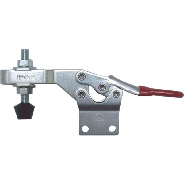 ・ゴム付BTがセットされています。・全長(mm)：175・締圧力(kN)：2.4・付属ボルト径：M8×50(RBT-8)・クランプアーム移動角度(°)：90・ハンドル操作角度(°)：60・製品刻印：HH451-B・摘要：△・締圧力(kg)：...