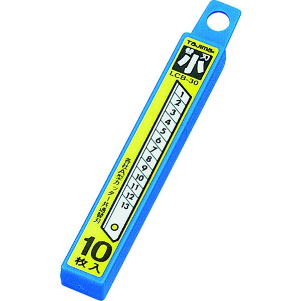 ・A型カッター用替刃です。・カッター用替刃。・全長(mm)：90・刃厚(mm)：0.38・刃長(mm)：80・適合本体：LC303・LC305・DC-A310BK・LC-302BL・LC-301BL・色：銀・炭素工具鋼(SK120)・刃物で...