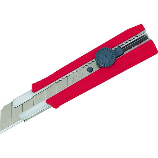 ・強力ネジ式ロックです。・滑りにくいエラストマー樹脂製グリップを採用しています。・特厚ブレードホルダー(1mm厚)を採用しています。・刃が滑り出ないピッチ送り方式を採用しています。・超厚物切断用カッター・全長(mm)：170・刃厚(mm)：...