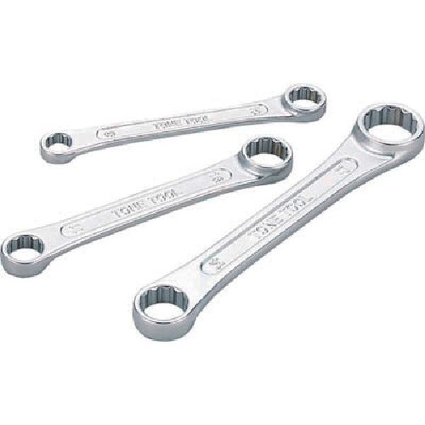 ・高さ制限のある狭い箇所や作業スペースが狭い箇所に最適です。・めがね部は12角なので、ボルト・ナットに対して容易にはめ合わせができます。・六角ボルト・ナットなどの締め付けけ・緩め作業用レンチ。・対辺寸法(mm)：10×12・全長(mm)：1...