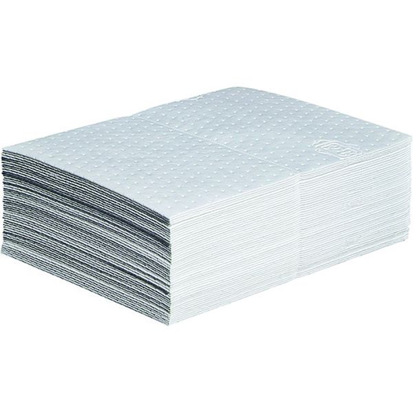 ・高い吸収性能のマットは吸収した液体を保持し、マットを持ち上げても垂れ落ちません。・ミシン目が入っているので簡単にカットでき、無駄なくお使いいただけます。・オイル用。・油吸収量(L/箱)：41.8・縦(mm)：380・横(mm)：510・厚...