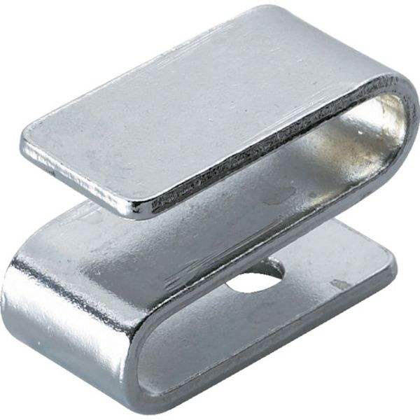 ・棚板と棚板の連結用。・品名：スチール製メッシュラック用連結金具・間口(mm)：15・高さ(mm)：30・奥行(mm)：21・色：シルバー・外形寸法(mm)間口：15・外寸奥行(mm)：21・スチール・表面処理:ニッケルクロム・クロムメッキ...