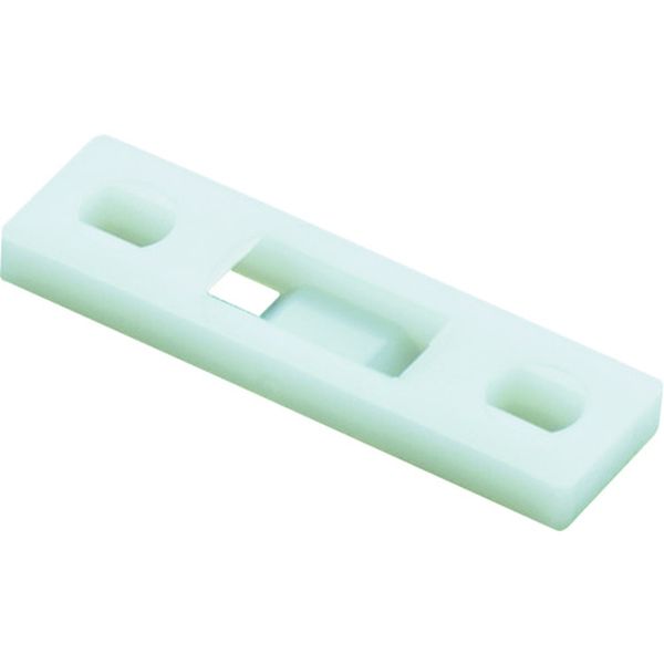 ・複数の束線を等間隔で固定できます。・固定方法はねじ止めです。・複数の束線の等間隔固定。・色：ナチュラル・縦(mm)：44.5・横(mm)：12.7・高さ(mm)：3.2・使用結束バンド幅(mm)：2.3〜4.8・使用ねじ寸法：M3・最大結...