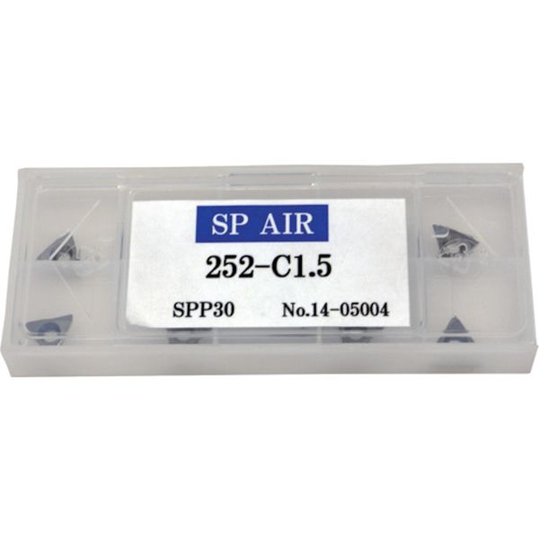 ・エアーミニベベラー用C面用チップです。・適合機種：SP-7252F、SP-7252FR、SP-7252F-2・タイプ：1.5C・面取り角度(°)：45・生産国 日本・JANコード 4545695600662・質量 20g・コード：497-...