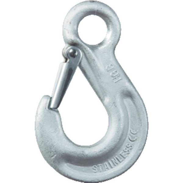 ・ステンレス製でサビに強いです。・玉掛け作業用ステンレスフックとして。・基本使用荷重(t)：1.6・スリングフック寸法(mm)c：39・スリングフック寸法(mm)d：46・スリングフック寸法(mm)e：37・スリングフック寸法(mm)f：1...