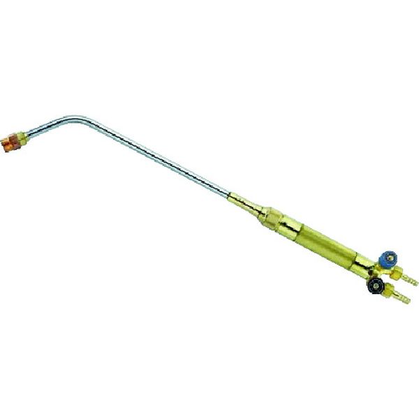 ・拡散タイプのため、高範囲に加熱できます。・鋼板のゆがみ取りなどに。・酸素流量(標準状態)：6、10m3/h・LPG圧力(MPa)：0.02・LPG流量(標準状態)(L/h)：1500、2500・全長(火口除く)(mm)：670・適合火口：...