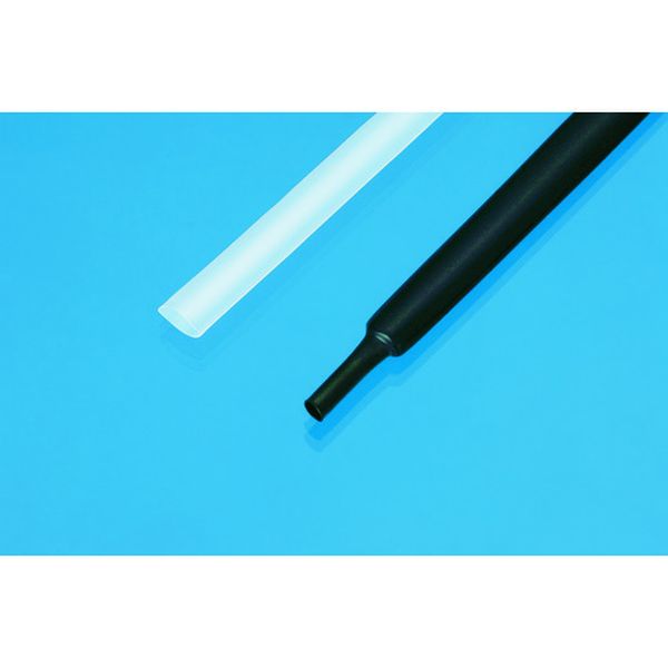 ・耐油性、耐薬品性に優れています。・RoHS指令適合製品です。・電線接続部、パーツ類の絶縁、保護はもとよりパイプの防食など多くの用途に応用が可能です。・色：黒・収縮前内径(mm)：3.6±0.3・収縮後内径(mm)：1.8・長さ(mm)：1...