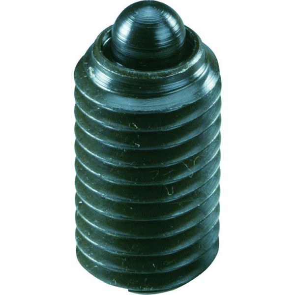 ・全長が短く狭いスペースに取り付け可能です。・割り出しやストッパーなどの位置決め部品。・荷重(N)：20〜35・ねじ寸法：M10×1.50・ストローク(mm)：2.5・全長(mm)：19・センターピン径(mm)：4.5・耐熱温度(℃)：10...