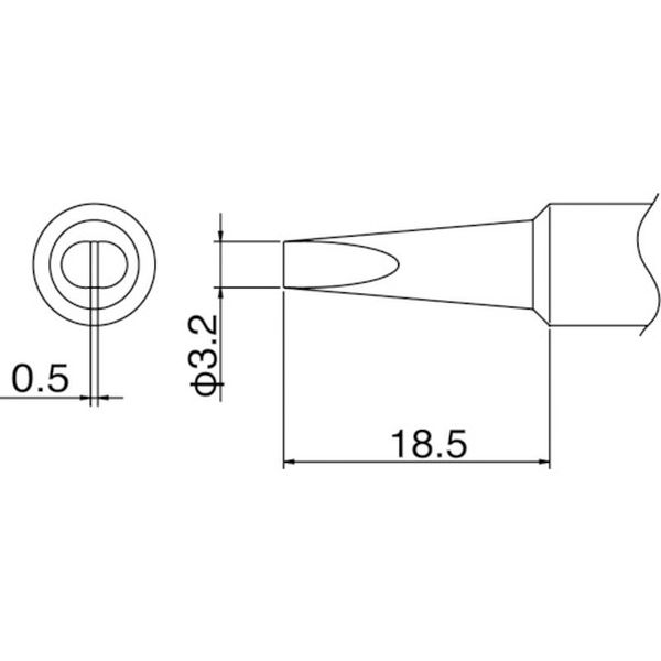 ・コテ先名称：3.2D型・適合機種：FX-601、FX-8801、FX-8805・ヒーター分離式・生産国 日本・JANコード 4962615038792・質量 12g・コード：409-6444 ・品目：T19D32T19-D32楽天 JP店　
