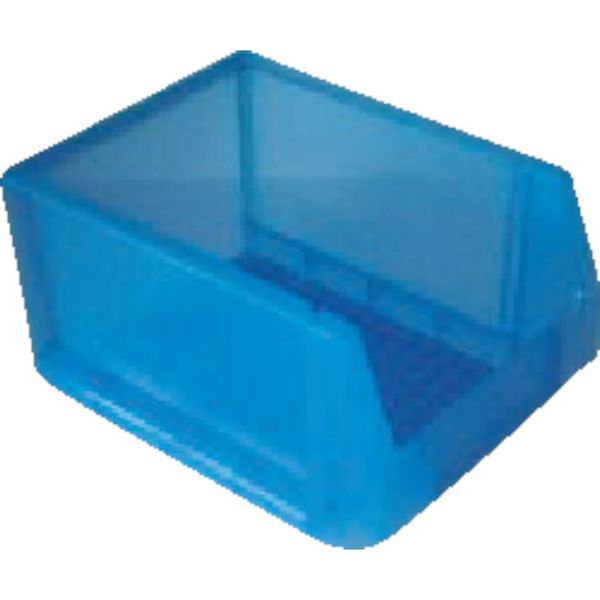 ・スケルトンカラーで中が見やすくなっていますので整理整頓や在庫管理に効果的です。・積み重ねても、ハンガーラックでも使用できます。・工場や事務所の美化推進、見える化推進に効果的です。・容量(L)：5・色：透明ブルー・外形寸法(mm)間口：20...