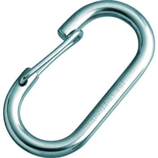 ・シンプルな形状で、引っかかる部分がないため、ロープの傷みを防ぎ、手軽に使用できます。・チェーン・ワイヤ・ロープなどの連結や、端末の金具のジョイントに。・使用荷重(kN)：0.16・D(mm)：5・L(mm)：41・S(mm)：11・W(m...