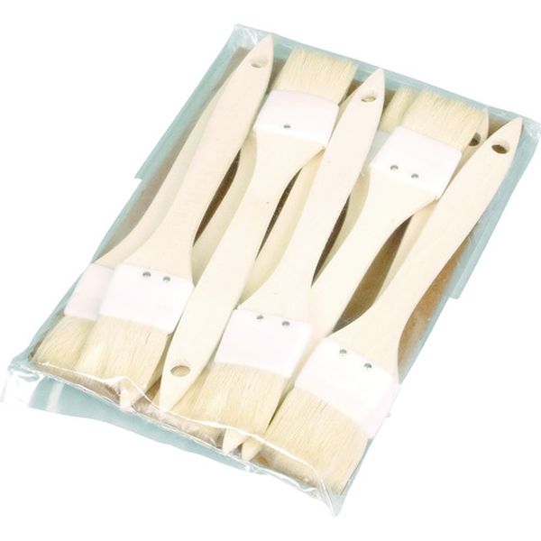 ・10本入のお買い得パックです。・サビが出ない、安全刷毛です。・油性、ニス用。・補修、工作用。・刷毛幅(mm)：15・毛丈(mm)：25・玉厚(mm)：5・全長(mm)：185・毛:山羊毛・柄:木(枠:ポリプロピレン(PP))・生産国 中国...