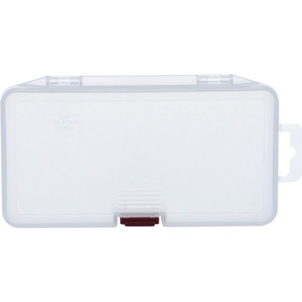 ・仕切板なし(フリータイプ)です。・フタ・底・止具ははめ込み式で耐久性に優れています。・工具箱TSHB-400/500/620の中皿にジャストフィットサイズです。・工具箱やキャビネットの中の整理整頓に。・色：クリア・外形寸法(mm)間口：1...