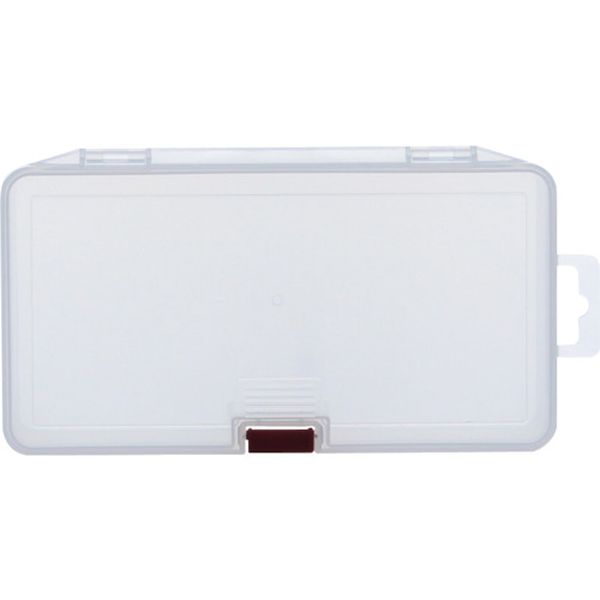 ・仕切板なし(フリータイプ)です。・フタ・底・止具ははめ込み式で耐久性に優れています。・工具箱TSHB-400/500/620の中皿にジャストフィットサイズです。・工具箱やキャビネットの中の整理整頓に。・色：クリア・外形寸法(mm)間口：2...