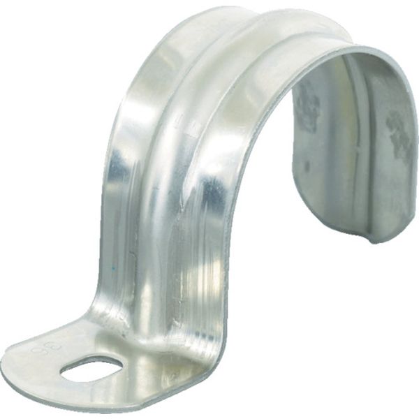 ・Tピン、木ねじ類も使用できます。・SGP管・VP管など壁床転がし配管の振れ止め金具として。・軽量パイプ、配線などの押さえバンドとして。・呼び径A：38.5・幅(mm)：25・長さ(mm)：72・取付穴径(mm)：6.0×10・厚さ(mm)...