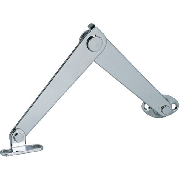 ・取り付けが簡単な構造です。・家具などの補助。・機器の筐体。・呼称：左用・全長(mm)：150・厚さ(mm)：1.6・穴径(mm)：3.6(小判座)、3.3(L座)・穴数(個)：2(平座)、2(L座)・穴数：2(平座)、2(L座)・冷間圧延...