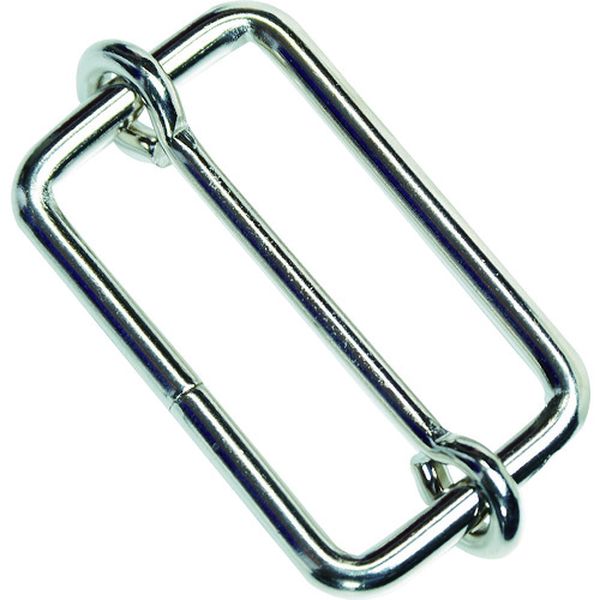 ・簡単にPPベルトをしっかり結束できる専用金具です。・PPベルト専用金具。・金具の取り付け。・ベルトの長さ調整。・厚さ(mm)：3・最大使用荷重(kg)：30・適合幅(mm)：40・適合ベルト幅(mm)：40・寸法(mm)B：21・寸法(m...