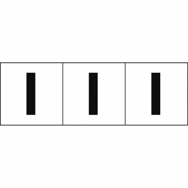 ・屋内外使用可能です。・アルファベット管理に便利です。・表示内容：英字「I」・取付仕様：粘着シール・縦(mm)：50・横(mm)：50・文字高(mm)：35・白地・黒英字・塩化ビニール(PVC)・貼り付ける面のゴミ・油等を拭きとってください...