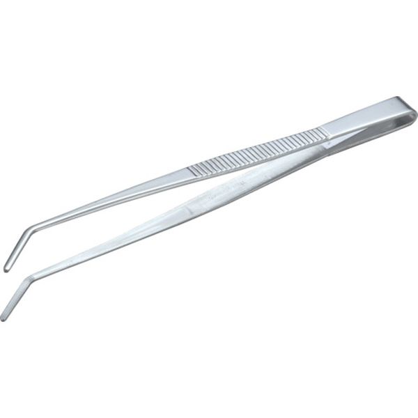 ・狭い所でも楽に作業でき、挟んだ品物がよく見えるため確実に作業ができます。・先曲タイプ(ギザ付)です。・小物つまみ作業。・全長(mm)：180・幅(mm)：10・先端：曲/ギザ付・ステンレス(SUS430)・ESD対策仕様品ではありません。...