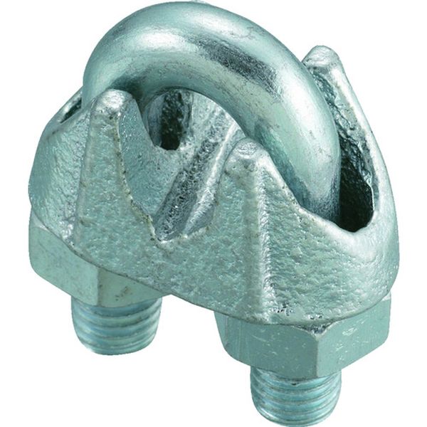 ・ワイヤを現場加工できます。・ワイヤロープの端末加工に。・適合ロープ径(mm)：9・C(mm)：40・L(mm)：52・ねじ径：W3/8・G(mm)：23.5・本体:可鍛鋳鉄・Uボルト・ナット:スチール(SS400)・表面処理:ユニクロメッ...