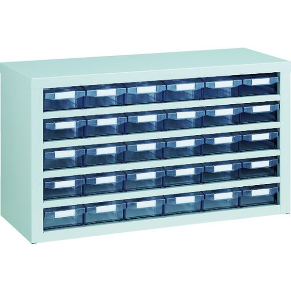 ・引き出しは透明タイプで中身が見えて仕分けに便利です。・本体は引き出しの飛び出し防止機能付です。・横型タイプの部品管理ケースです。・奥行が307mmなので、作業台に置いて使用しても、作業面が広く取れます。・間口(mm)：795・奥行(mm)...