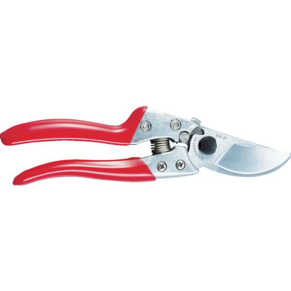 ・柄と刃部の角度を調整し、刃が大きく開いても握りやすく、手が前にすべリにくい『ディープライン設計』を採用しました。・刃はハードクロムメッキ仕上げ、受刃はヤニ溝加工です。・打ち合い部にはウレタンを採用しているため、剪定時のショックも吸収し、手...