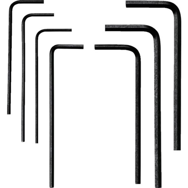 ・一般的なサイズを揃えたセットです。・セット内容(mm)：1.27、1.5、1.6、2、2.4、3、3.2・セット内容(本)：7・対辺寸法×対辺寸法×全長(mm)1.27：1.27×14×46・対辺寸法×対辺寸法×全長(mm)1.5：1.5...