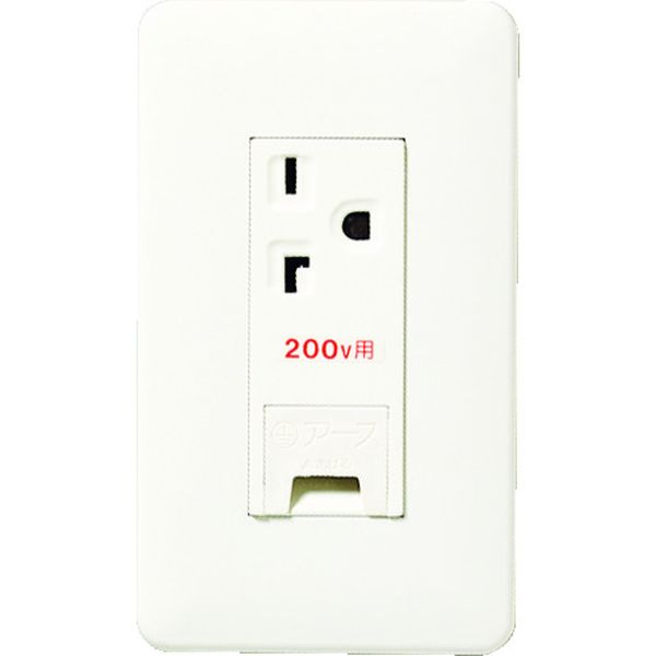・フラット型の埋込アースターミナル付コンセントです。・定格：20A 250V・コンセント数：1個口・幅(mm)：70・長さ(mm)：120・厚さ(mm)：31・色：ミルキーホワイト・モダンプレート付・生産国 日本・JANコード 498960...