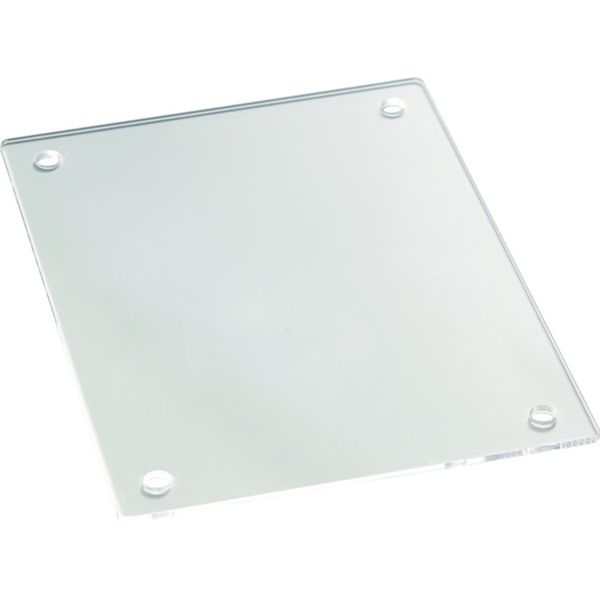 ・装飾ねじに使えるアクリルパネルです。・2枚1セットで写真やカードを間に挟んで使います。・写真立て、パンフレットスタンド、カード立てなど。・パネル外寸(mm)：195×145・厚さ(mm)：2.5・穴径(mm)：8・適合サイズ：はがき・適要...