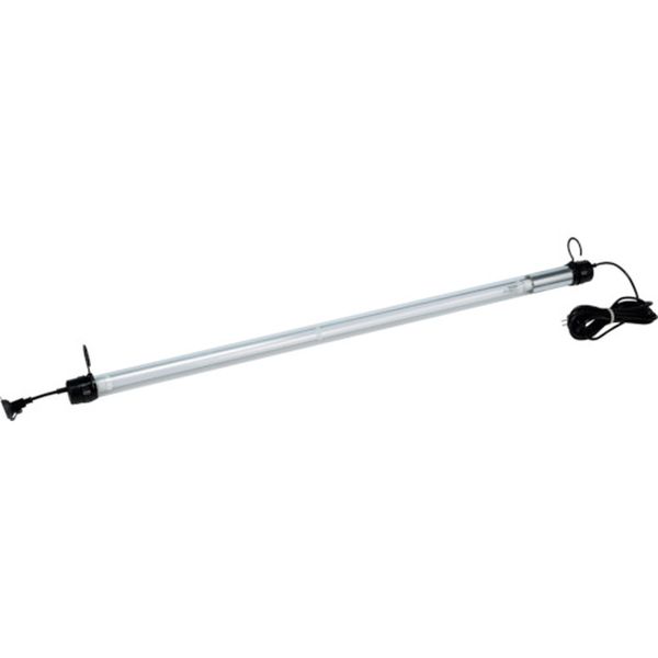 ・ソフトな光の軽量・連結型LEDロングライトです。・5mタイプは最大15灯まで連結可能です。・道路・屋外夜間工事・防災・仮設・地下道・仮設トンネルなどに。・明るさ(lm)：1800・コード長さ(m)：5・電源(V)：100・消費電力(W)：...