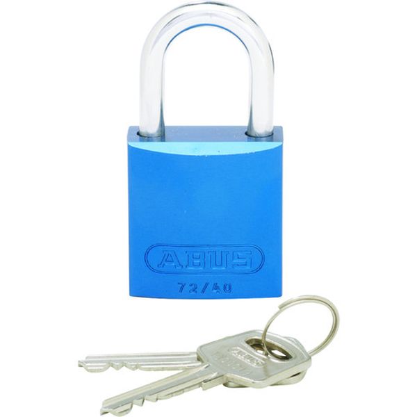 ・アルミ製ボディーはアルマイト処理されており、耐久性と耐腐食性に優れています。・安全性が高いダブルロックで6ピンシリンダーです。・キーが2個付きます。・ロックアウト用パドロック。・南京錠。・色：青・厚さ(mm)：19.1・縦(mm)：73....