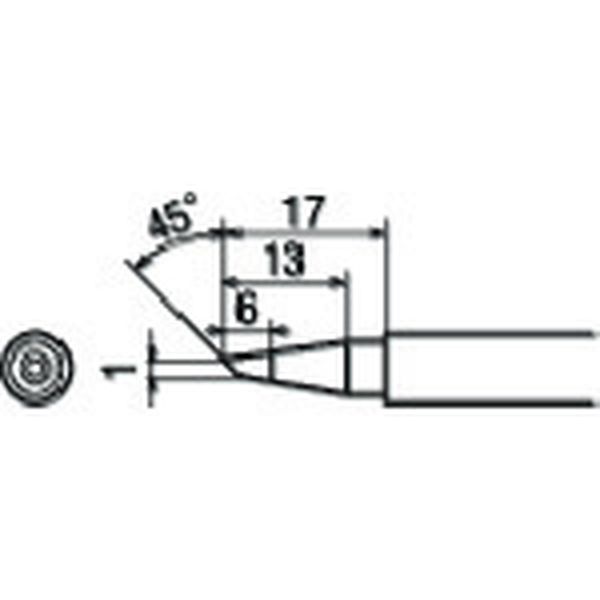 ・品名：替えこて先・適合機種：TQ-77、95・こて先幅(mm)：1・TQ-77/95用替えこて先・生産国 日本・JANコード 4975205560726・質量 8g・コード：468-7477 ・品目：TQ77RTBCTQ-77RT-BC楽...