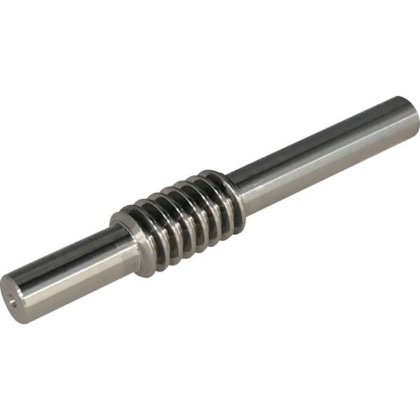 ・ウォームは精密転造仕上げです。・モジュール0.5、0.8、1.0、圧力角20°(並歯)です。・転造ウォームは、ねじ面の表面粗さが鏡面の為、ウォームホイールと組み合わせて使用しますとウォームギヤの寿命が切削したウォームとの組み合わせと比較し...