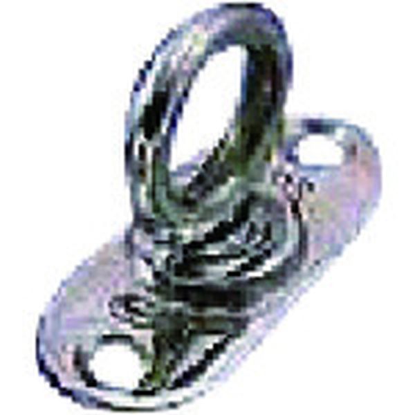 ・設置幅の狭い面でも取付可能です。・皿頭のネジをご使用下さい。・回転するのでチェーンなどからみません。・壁面・床面・柱などに設置し、チェーンなどの端末金具として。・使用荷重(kN)：0.15・A1(mm)：50・D(mm)：5・A2(mm)...