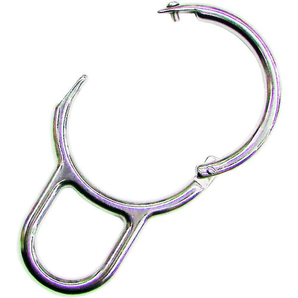 ・施工済のパイプなどに後付けできます。・連結対象がパイプ等に接触しません。・パイプ等の連結金具に。・使用荷重(kN)：0.29・D(mm)：5・W(mm)：12.5・L1(mm)：54.5・L2(mm)：25・L3(mm)：14.5・ステン...