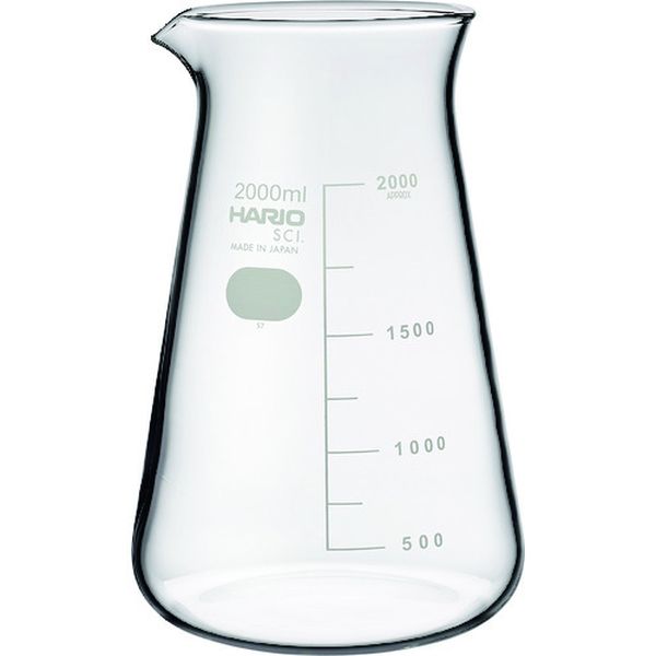 ・くびれたネック部分は、かくはん操作に適したデザインです。・持ちやすく試料の混合がしやすい形状です。・熱湯、電子レンジで使用。・乾熱滅菌や、オートクレーブに。・精密な分析や、薬品(劇薬など)に。・容量(ml)：2000・目盛間隔(ml)：2...