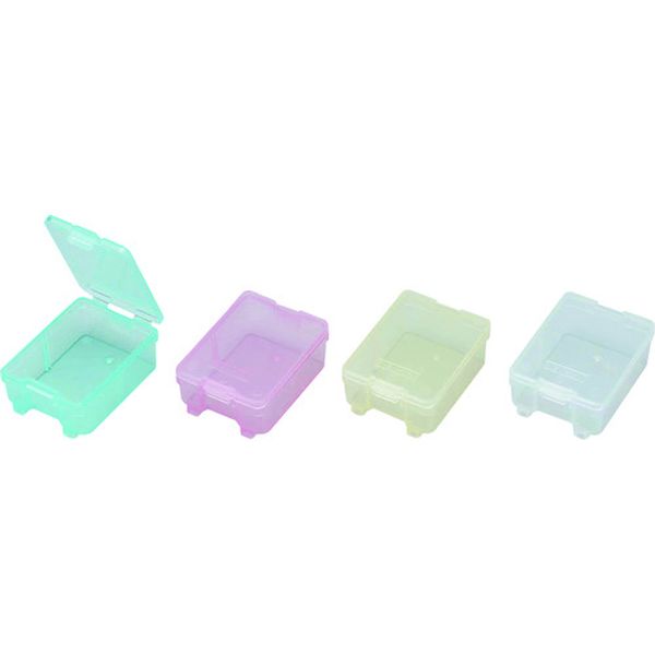 ・スケルトンパーツケース用の透明小箱です。・なか箱にパーツを入れたまま棚やレターケース、トレー等に保管し、必要なパーツだけを入れ替えて携帯できます。・色：青・ピンク・黄・透明・外形寸法(mm)間口：36・外形寸法(mm)奥行：51・外形寸法...