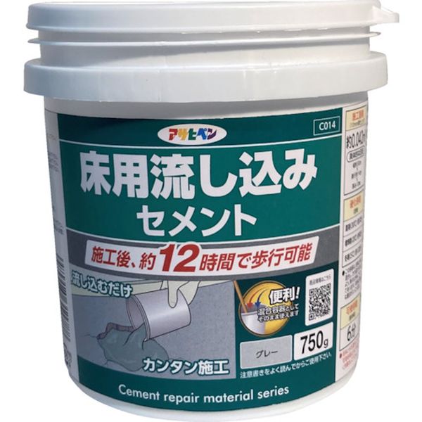 ・コンクリート床面の穴うめに、流し込みして仕上げる補修材です。・コンクリート、モルタルなどの床のくぼみや穴の補修に。・色：グレー・硬化時間(20℃)：・標準期(20℃)/約90分　・夏期(30℃)/約30分　・冬期(5℃)/約120分・容量...