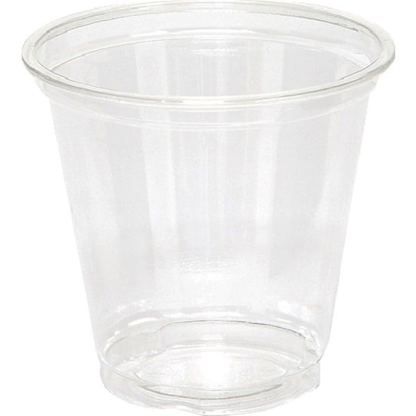 ・透明度の高い高品質PETカップです。・耐油性・耐薬品性に優れています。・パーティ、イベントなどのソフトドリンク用におすすめです。・容量(ml)：180・容量(オンス)：5・口径(mm)：74・高さ(mm)：71・底径(mm)：45・色：透...