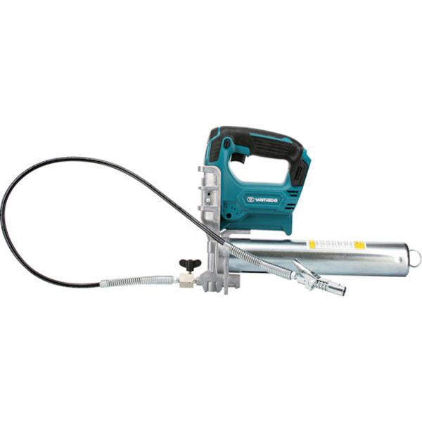 ・EG-400B2のバッテリー・充電器無し仕様です。・吐出量(cc/min)：51・油槽径(mm)：60.5・容量(cc)：420・全長(mm)：379・最大圧力(MPa)：40・ノズル接続ねじ：Rc1/8・充電時間：約60分・種類：本体の...